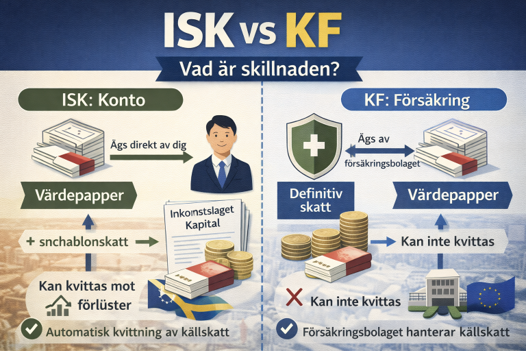 ISK vs KF - Skillnader i skatt, ägande och dolda fördelar du måste ...